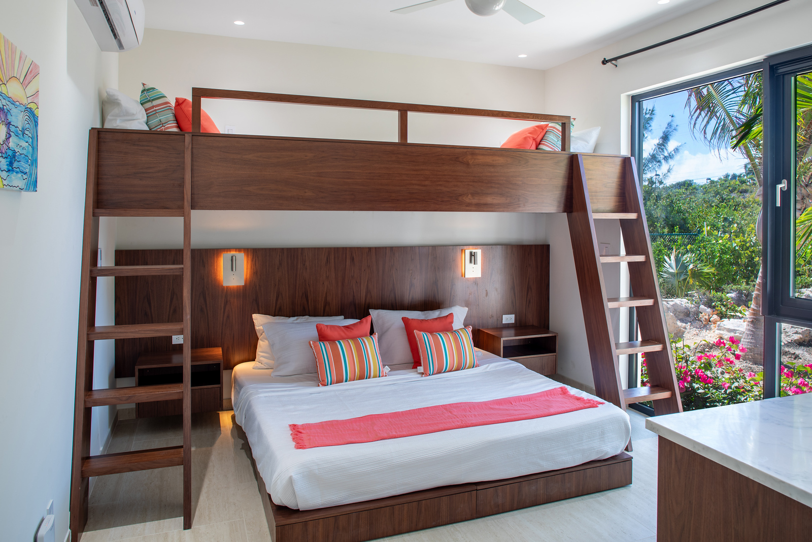 Bunk Room – Aqua Serenity Villa, Turks and Caicos